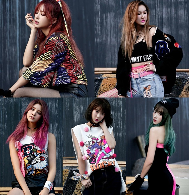 Hani Cs Jadi Montir Seksi Menggoda di Teaser Foto 'Hot Pink' EXID