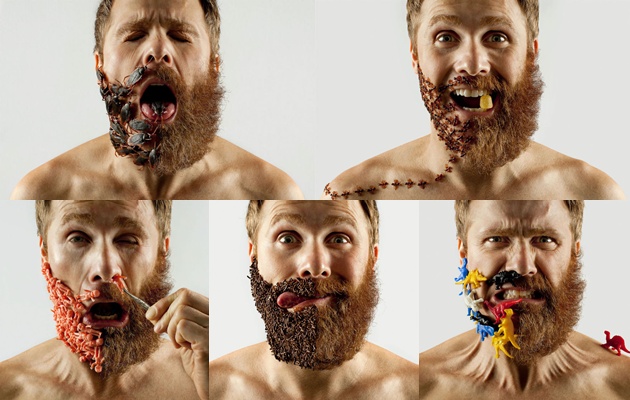 Selain Kecoa, Pria Ini Jadikan Benda Aneh Lainnya Sebagai Jenggot