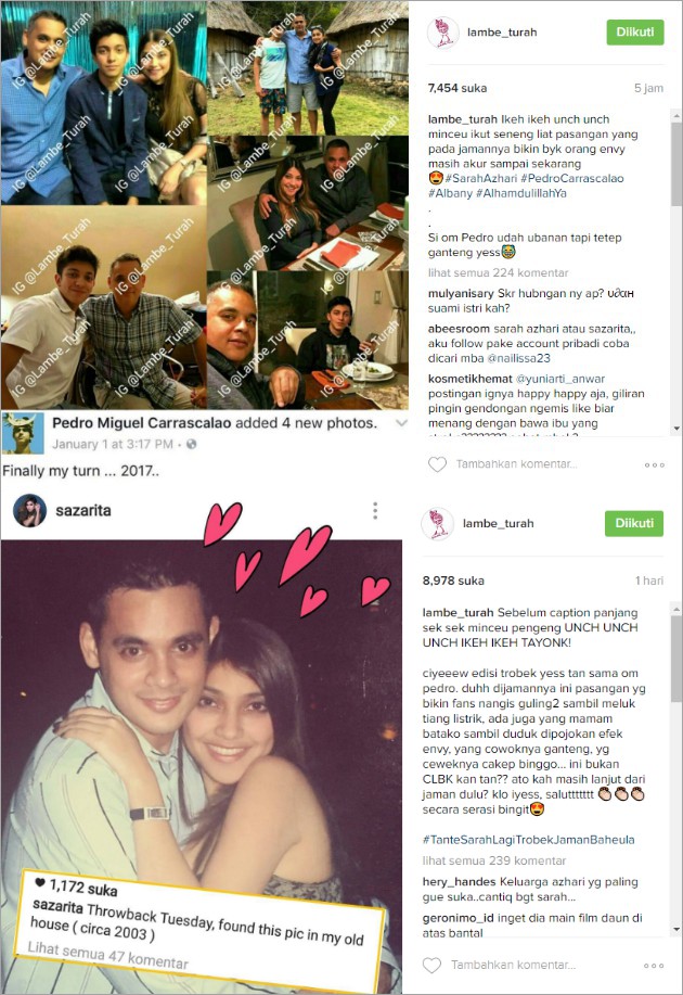 Heboh Foto Sarah Azhari Ajak Anak Temui Pedro Carascalao, Isu Nikah ...
