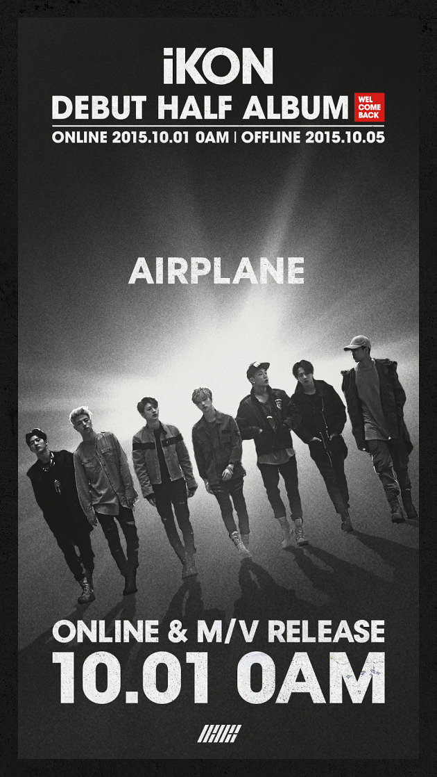 iKON Tampil Kece di Poster MV Single Debut Kedua 'Airplane'