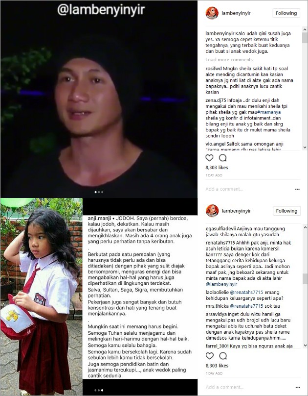 Ingin Namanya di Akte Anak Sheila Marcia, Anji Dicurigai Modus ...