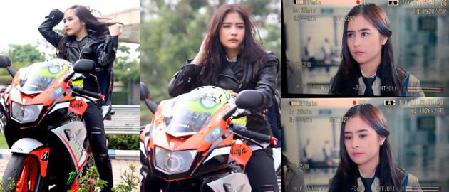 Tampil Ala Geng Motor, Ini Karakter Prilly di 'Ganteng-Ganteng Serigala 2'?