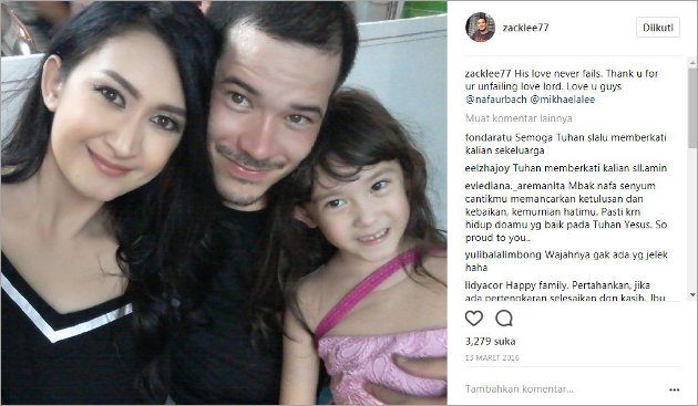 Kilas Balik 5 Ungkapan Cinta Zack Lee Sebelum Digugat Cerai Nafa Urbach