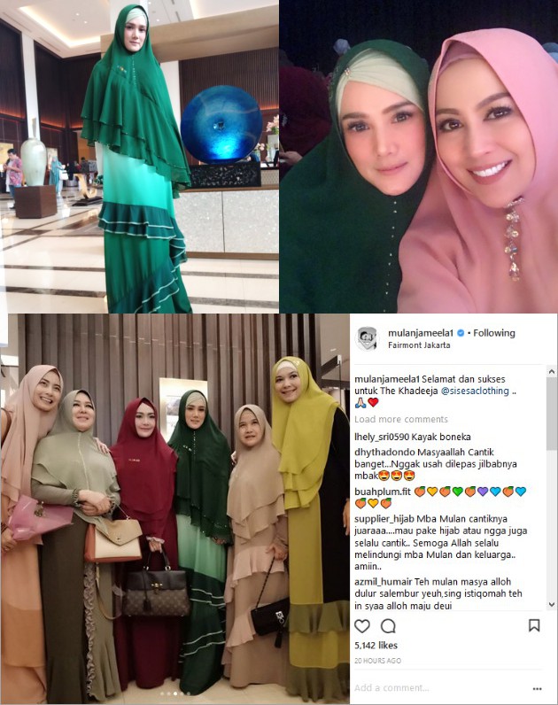 Maia Cantik Ala Gadis Kuliahan, Mulan Jameela Berhijab Gabung 'Geng ...