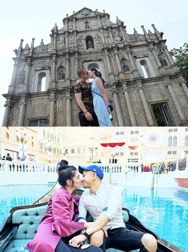 Liburan ke Macau, Eks Istri Samuel Rizal Pamer Foto Kecup Mesra Pacar Baru