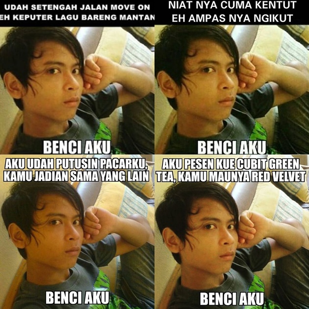 Setelah 'Lo Gak Asik', Netter Heboh Lihat Meme 'Benci Aku'