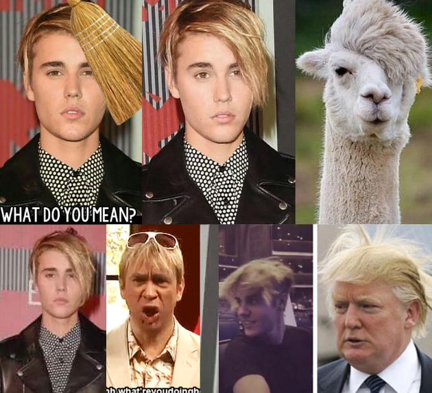 Meme Kocak Poni Lempar Justin Bieber di MTV VMA 2015 Beredar