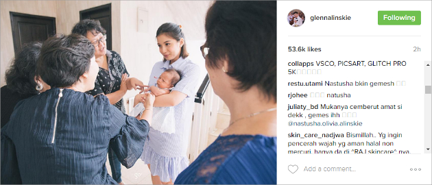 Ketemu Keluarga Besar, Muka Cemberut Putri Chelsea-Glenn Alinskie Bikin ...