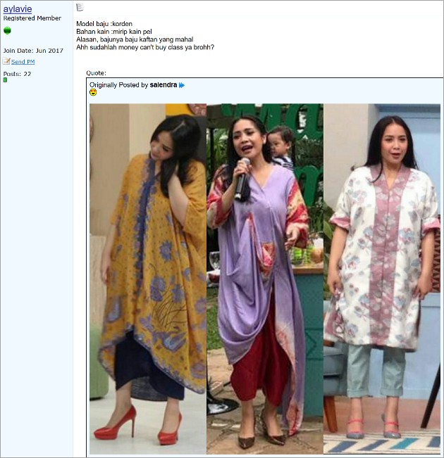 Nagita Dibully Pakai Baju Korden dan Kain Pel, Fans Ejek Blus Ayu Ting Ting Rp 30 Ribu