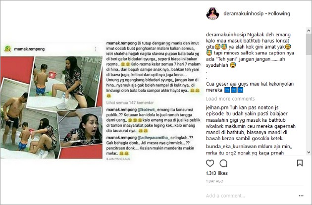 Nagita Dibully Tampil Seksi Saat Masuk Bath-Up Bareng Raffi-Rafathar ...