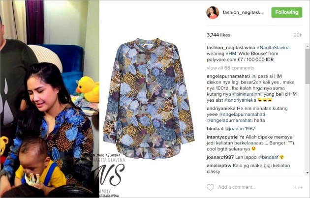 Ketahuan Pakai Baju Rp 100 Ribu Lagi, Nagita Slavina Bikin Netter Tak Percaya