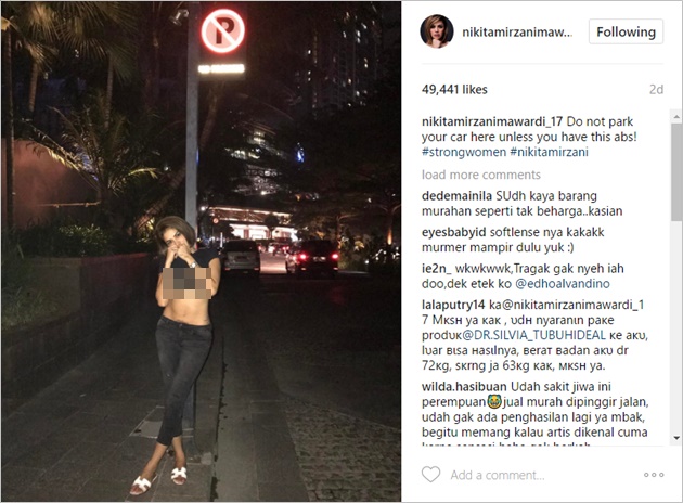Tak Kapok Dihujat, Nikita Mirzani PD Pamer Bra dan Umbar Belahan Dada ...