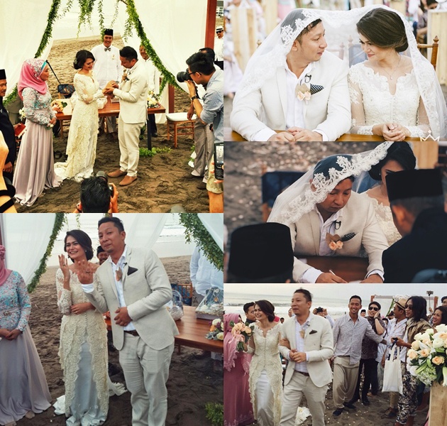 Menikah Diam-Diam, Ini Foto Pernikahan Ringgo Agus Rahman dan Istri