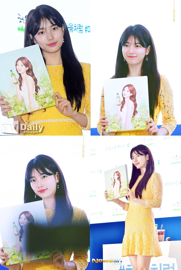 Imut dengan Gaya Rambut Poni di Fansign, Suzy Tuai Pujian