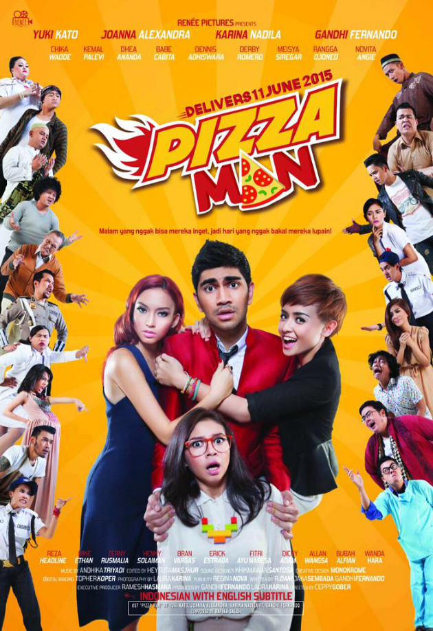 Yuki Kato Cs 'Bunuh' Gandhi Fernando di Trailer 'Pizza Man'