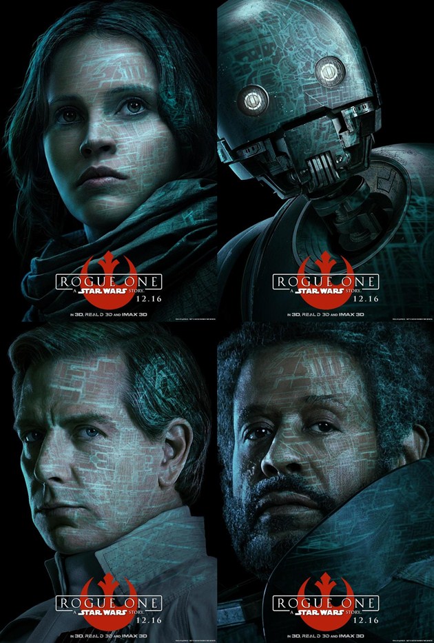 Wah, 8 Death Star Tampil Keren di Poster Karakter 'Rogue One: A Star ...