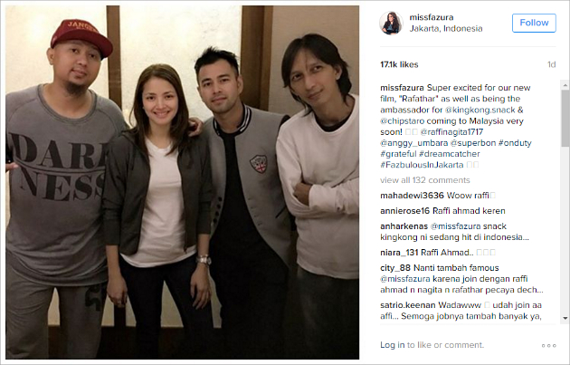 Raffi Ahmad Gandeng Artis Malaysia di Film 'Rafathar', Siapa?