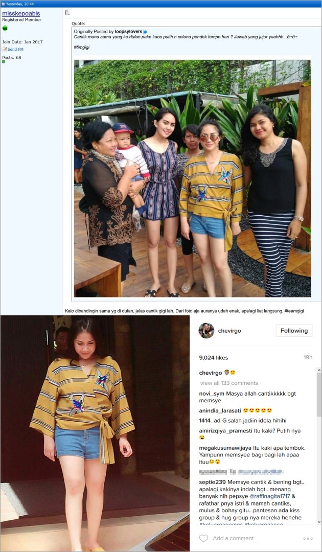 Ramping dan Pakai Hotpants, Kaki Putih Nagita Slavina Bikin Netter Speechless