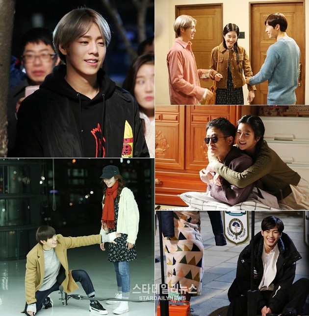 Rebutan Seo Ye Ji, Hongbin VIXX dan Hyun Woo Tetap Ceria di Foto BTS ...