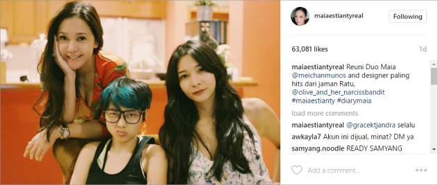 Reuni Bareng Meychan, Maa Estianty Pede Umbar Belahan Dada di Medsos