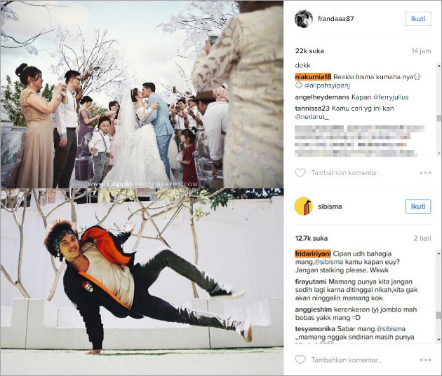 Samuel Zylgwyn dan Franda Ciuman Mesra Usai Nikah, Fans: Jangan Sedih ...