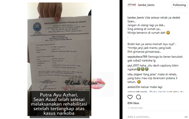 Anak Ayu Azhari Selesai Rehabilitasi, Netter Mendadak Kasihani Axel Thomas