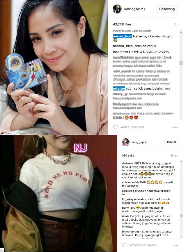 Senasib, Nagita dan Ayu Ting Ting Dibully Soal Pamer Dada