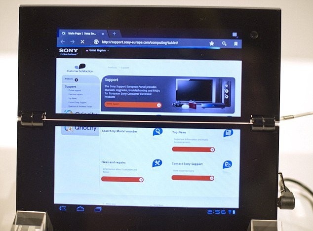 Sony Luncurkan Komputer Tablet Lipat Pertama di Dunia