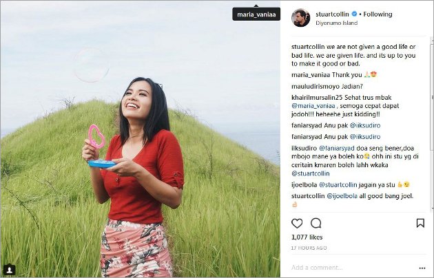 Unggah Foto Presenter Cantik, Stuart Collin Punya Pacar Baru?