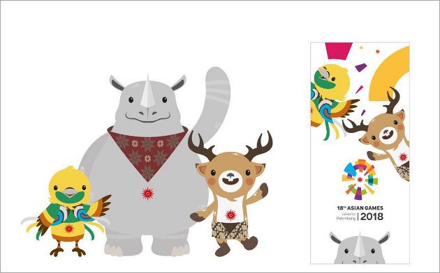 Super Unyu, Yuk Intip Logo dan Maskot Resmi Asian Games 2018