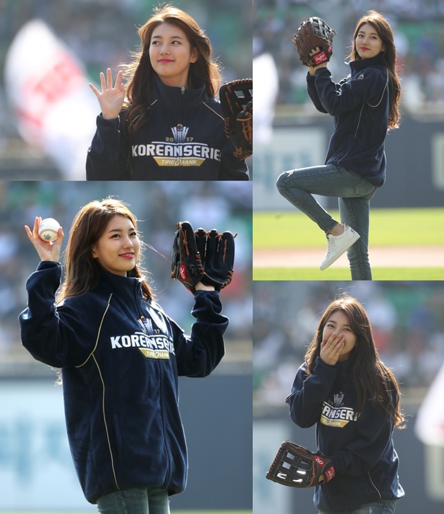 Super Cantik, Penampilan Suzy di Pertandingan Baseball Ini Dijamin ...
