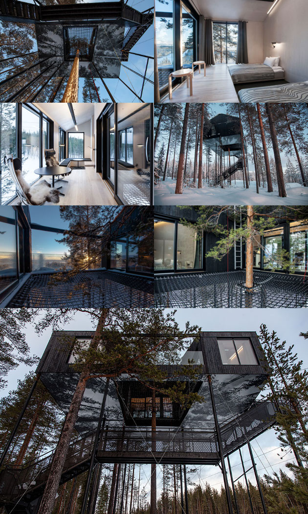 'The 7th Room', Hotel Ala Rumah Pohon Super Mewah di Hutan Swedia